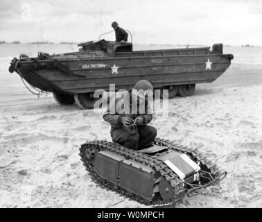 German remote controlled tank Stock Photo - Alamy