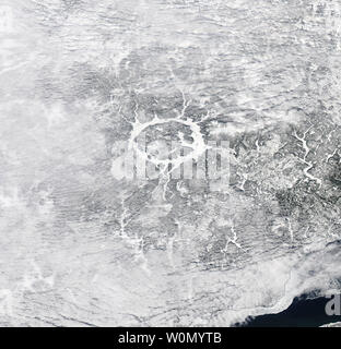 Manicouagan Crater, Quebec Stock Photo - Alamy