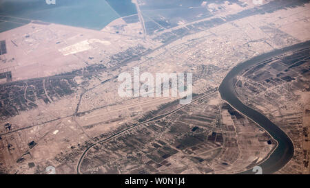 Euphrates and Tigris confluence, Shatt al-Arab, Iraq Stock Photo - Alamy