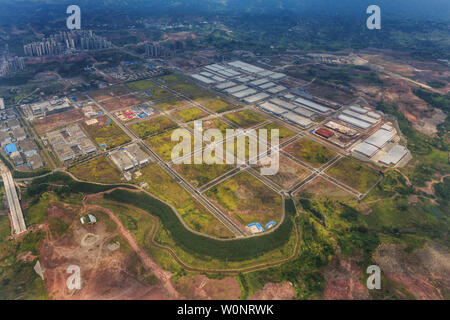 Chongqing-Xinjiang, aerial shooting Stock Photo - Alamy
