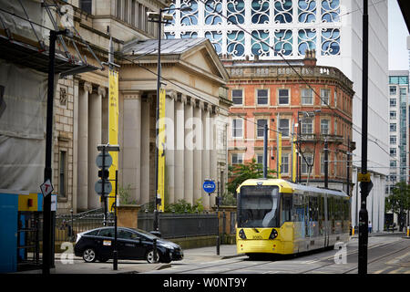 Manchester Metrolink tram Bombardier m5000 light rail vehicle ...