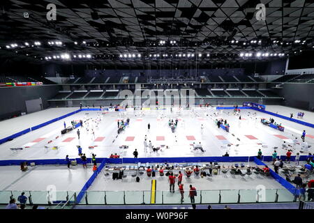Tokyo, Japan. 27th June, 2019. Valentin Prades (FRA) Modern Pentathlon ...