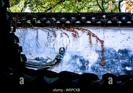 Autumn Color in Suzhou Garden Stock Photo - Alamy