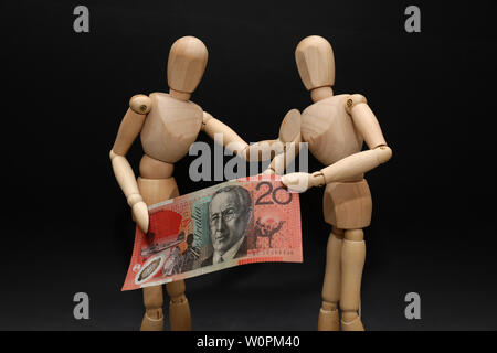 Arguing over money Stock Photo - Alamy