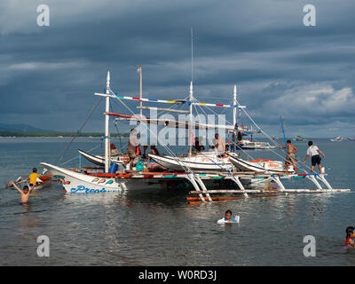 Kiamba, The Philippines - May 31, 2019: Fishermen’s homes with their ...