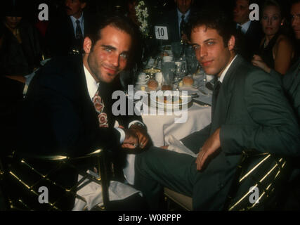 BRIAN BLOOM with brother Scott Bloom 1994.(Credit Image: © Michael ...