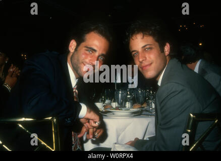 BRIAN BLOOM with brother Scott Bloom 1994.(Credit Image: © Michael ...