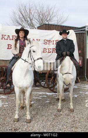 Christine Neubauer und Karsten Speck, Praesentation der neuen Karl May ...