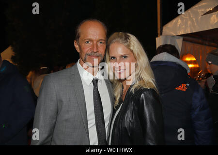 Jochen Horst mit Ehefrau Tina und Sohn Chazz, Karl May Spiele 2018 ...