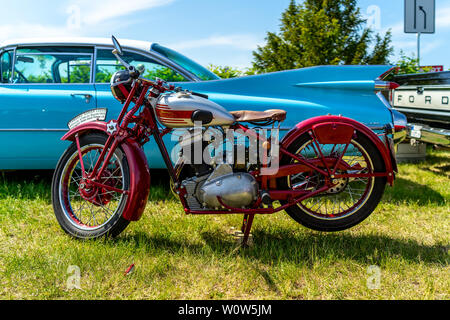 Motorcycle Standart Kurier 500 Luxus, 1939. Manufactured by Standard ...