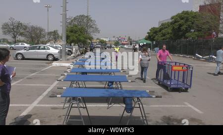 Paramedics and medical staff at Haemek Hospital during earthquake drill ...