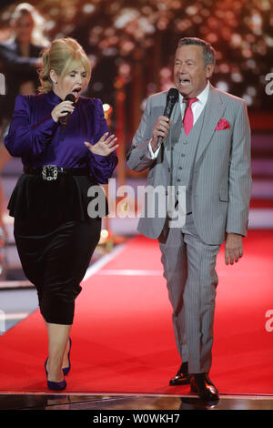 Roland Kaiser und Maite Kelly in der ZDF-Musikshow Die Giovanni ...