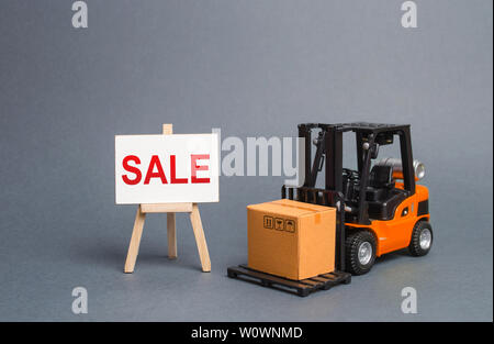 Business and finance concept. There is cardboard on the financial ...