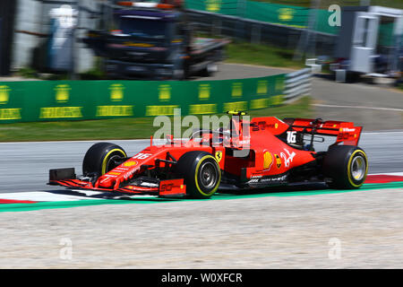 Spielberg, Austria. 28th June, 2019. Carlos Sainz Jr. of McLaren F1 ...