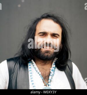 DEMIS ROUSSOS Greek singer Stock Photo - Alamy