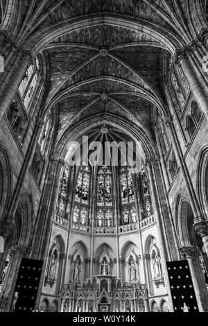 Interior of Saint Louis des Chartrons Catholic Church in Bordeaux ...
