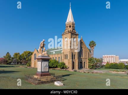 SENEKAL, SOUTH AFRICA, MAY 1, 2019: The Sasko grain silos in Senekal in ...