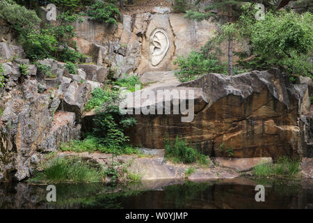 Bretschneider's Ear monument in Lipnice nad Sazavou, Czech Republic ...