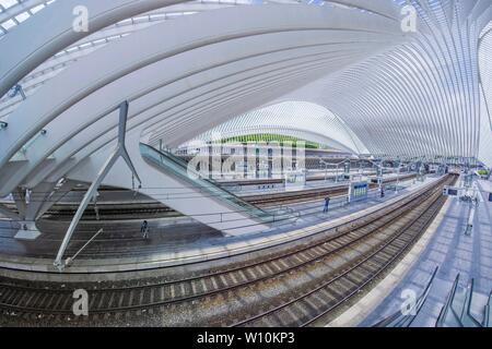Liege, station, architecture, modern, Belgium Stock Photo - Alamy