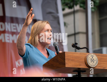 New York, NY - June28, 2019: US Senator Kirsten Gillibrand speaks ...