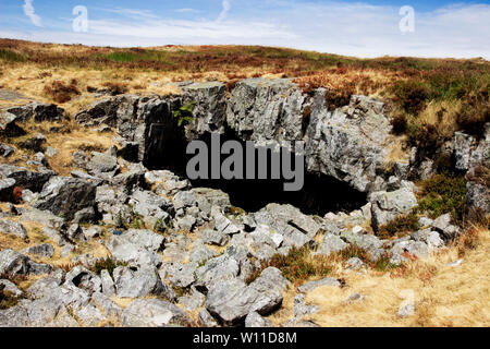 Chartist Cave on Mynydd Llangynidr in Powys, Wales, where Chartists ...