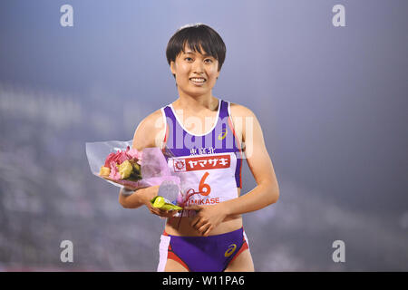 Hakatanomori Athletic Stadium, Fukuoka, Japan. 27th June, 2019. Ichiko ...