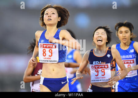 Hakatanomori Athletic Stadium, Fukuoka, Japan. 27th June, 2019. Ichiko ...