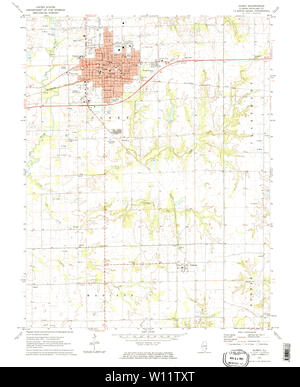 Olney, Illinois, map 1971, 1:24000, United States of America by ...