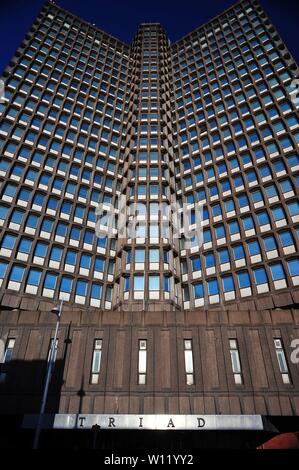 Triad Building Bootle Stock Photo - Alamy