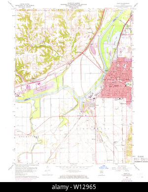 Pekin, Illinois, map 1960, 1:24000, United States of America by ...