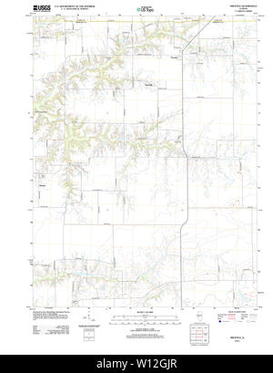 USGS TOPO Map Illinois IL Farmington West 307584 1974 24000 Inverted ...