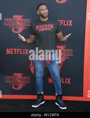 Anthony Alabi attends the 'Stranger Things' Season 3 World Premiere at ...