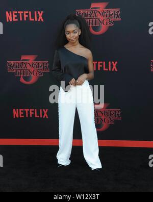 Marsai Martin attends the 'Stranger Things' Season 3 World Premiere at ...