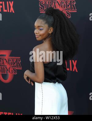 Marsai Martin attends the 'Stranger Things' Season 3 World Premiere at ...