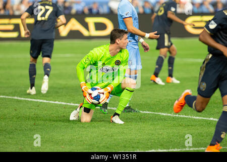 Goalkeeper Matt Freese (1) of Philadelphia Union saves during regular ...