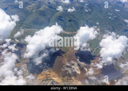 Chongqing-Xinjiang, aerial shooting Stock Photo - Alamy