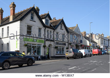 Chard, Somerset, England, UK. The commercial buildings and Phoenix ...