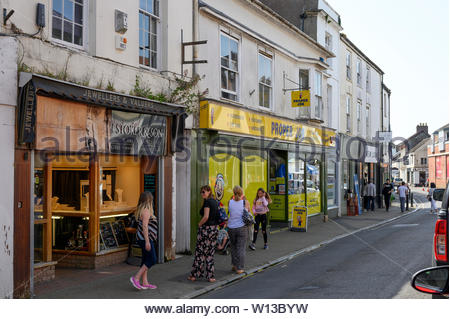 Chard, Somerset, England, UK. The commercial buildings and Phoenix ...