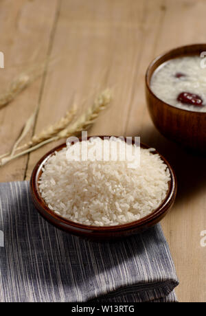 Rice long grain fragrance Northeast rice Stock Photo - Alamy