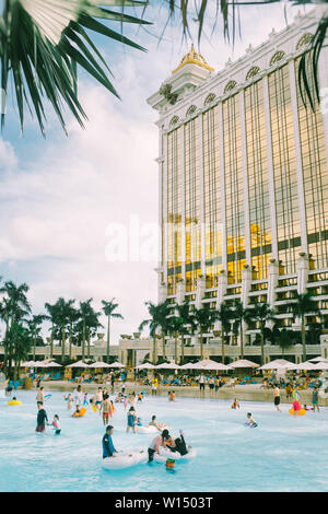 The Grand Resort Deck of Galaxy resort in Macau Stock Photo - Alamy