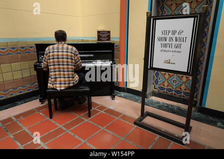 Union Station is a famous train station in downtown Los Angeles, CA ...