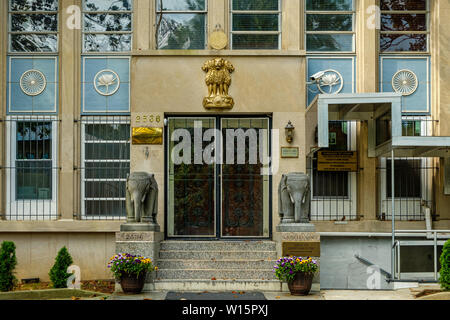 Indian embassy building, Washington DC, USA Stock Photo - Alamy