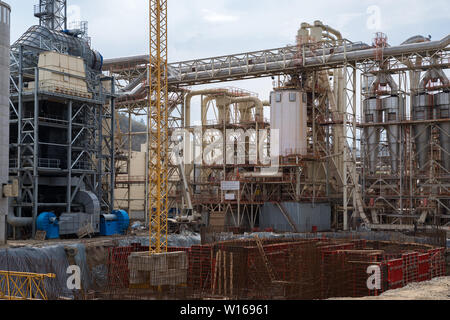 Construction of air pollution control equipment as electrostatic ...