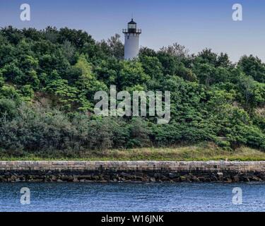 Long Island Head Lighthouse, Boston, Massachusettes, USA Stock Photo ...