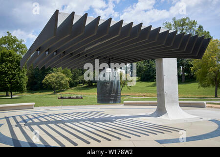 International friendship bell in bissell park n the former secret city ...