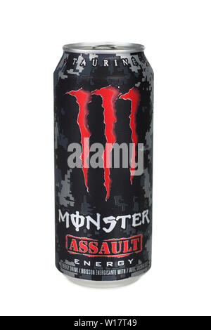 Monster Energy Assault beverage. The can was part of the Call of Duty ...