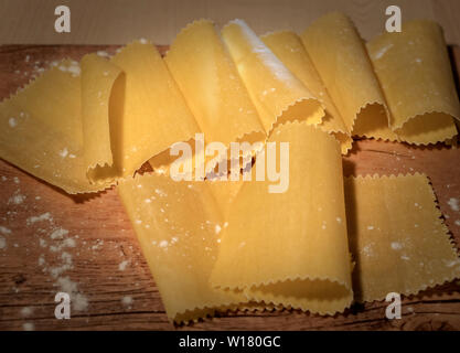 Italy Liguria Mandilli de sea pasta Stock Photo - Alamy