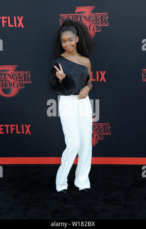 Marsai Martin at the world premiere of Season 3 of the Netflix TV ...