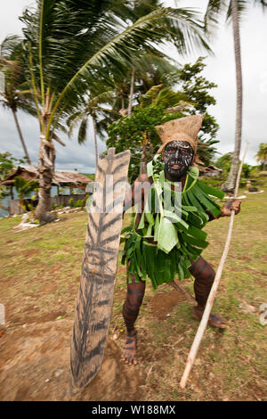 Papua New Guinea, Oro Province, Tufi Island, Baga Village. Traditional ...