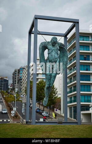 THE HANGING ANGEL STATUE, FUNCHAL Stock Photo - Alamy